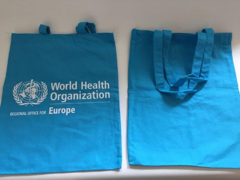 Få trykt reklame på produkter virksomheden kan dele ud - urteteket.dk